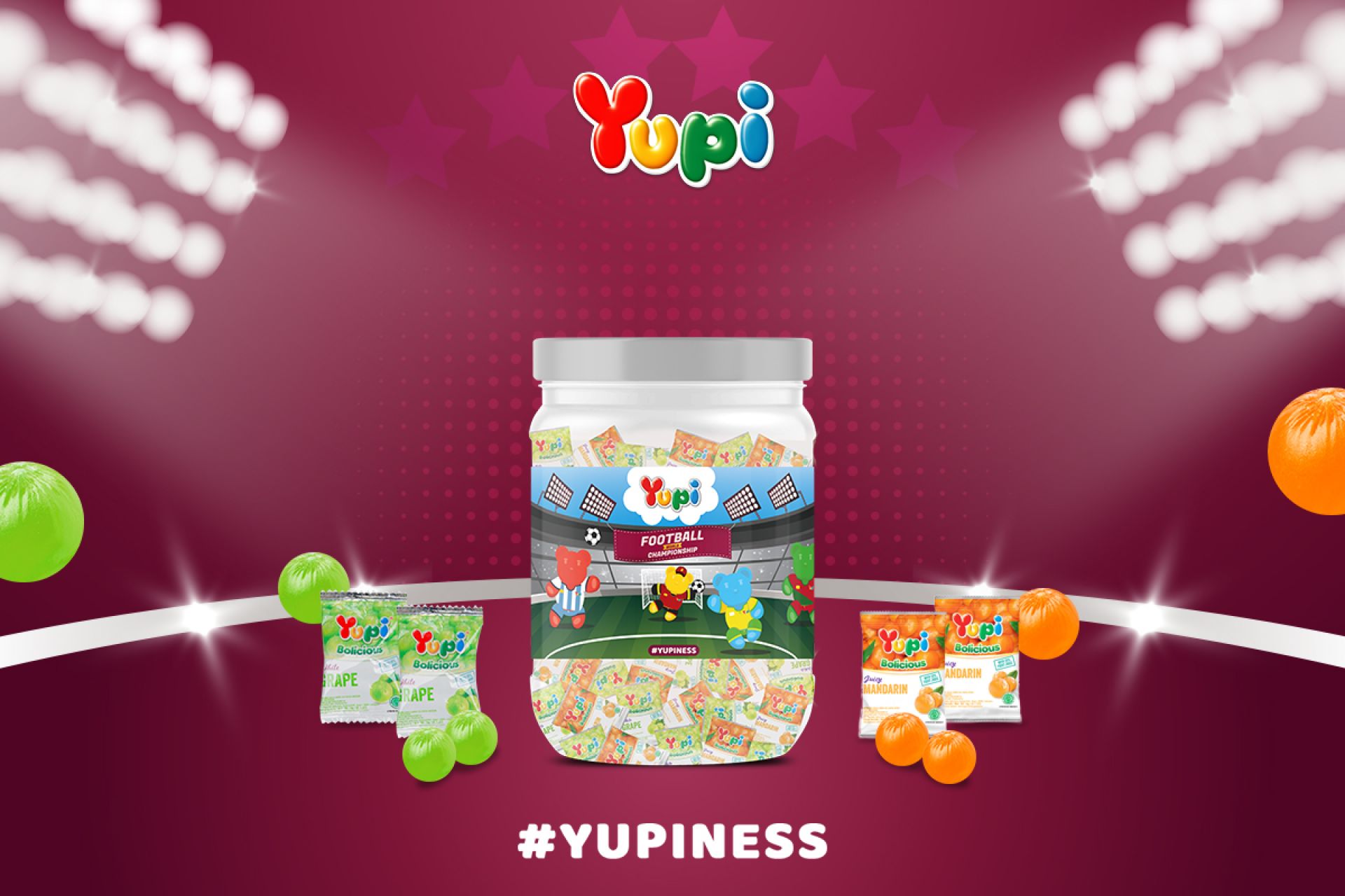 Yupi Special Gift Soccer Limited Edition - Yupi